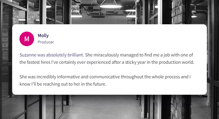 Suzanne was absolutely brilliant... (Molly - · Handle Recruitment