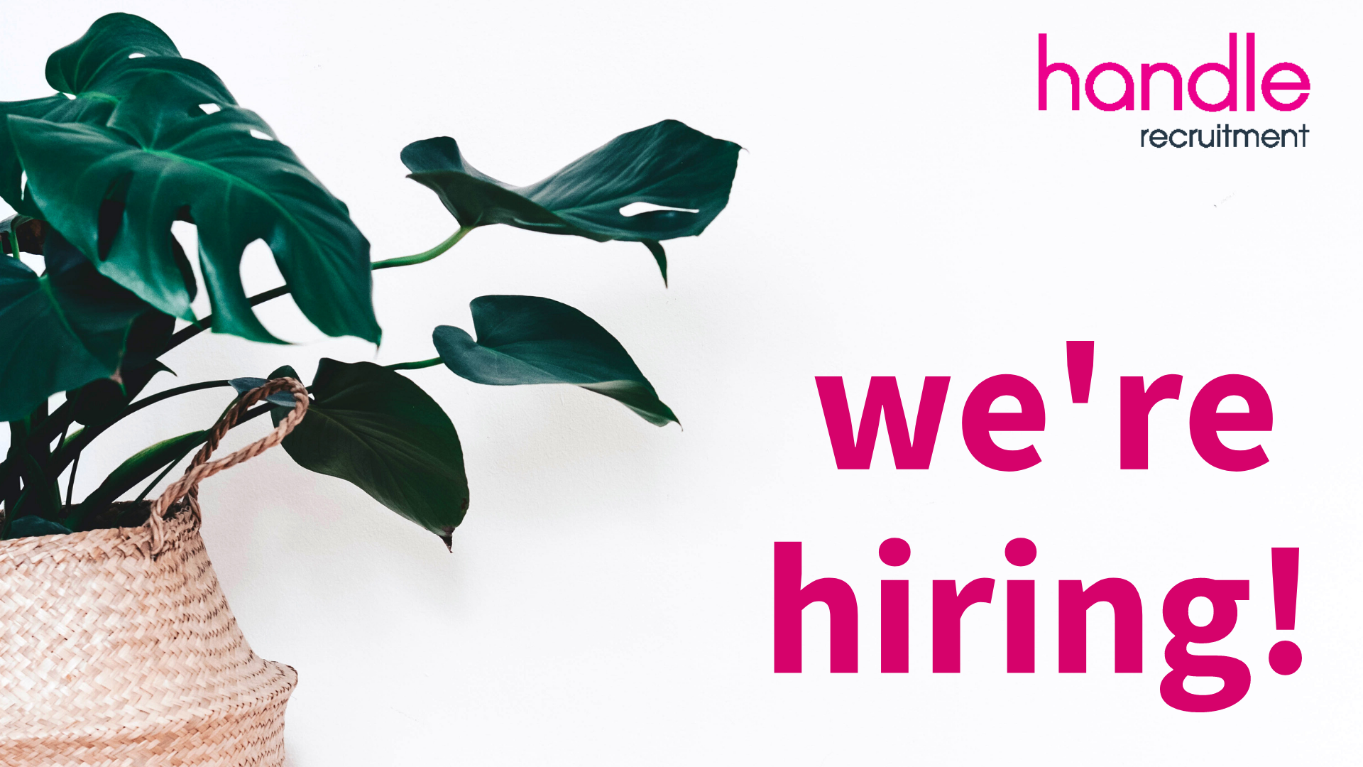 Looking for flexibility in your recruitment · Handle Recruitment